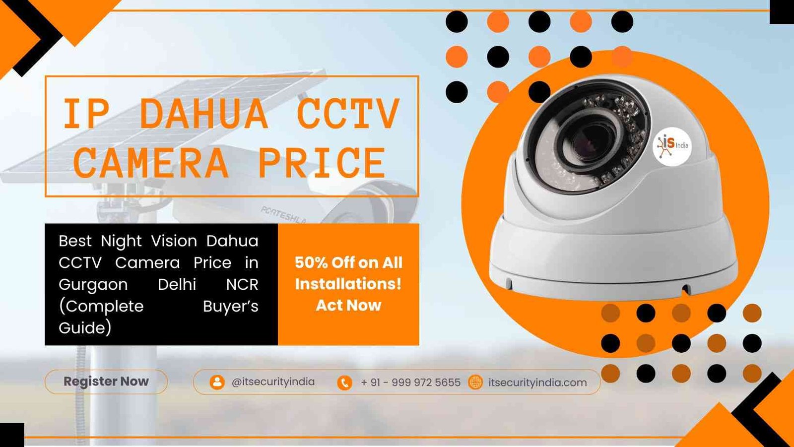 Best IP Dahua CCTV Camera Price | 2MP, 4MP, 5MP and More